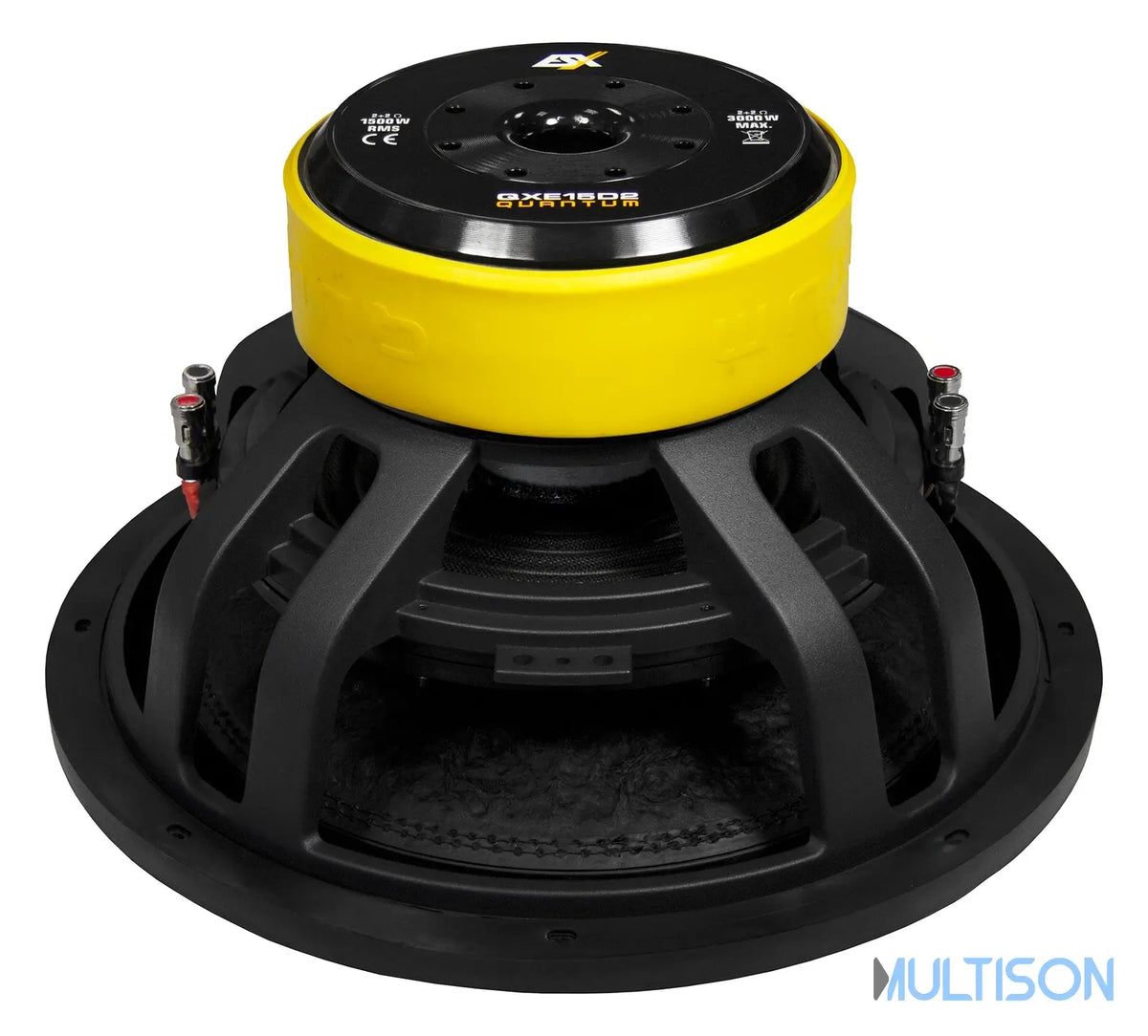 ESX QXE15D2 - Subwoofer Compact 38 cm à Double Bobine Mobile ...