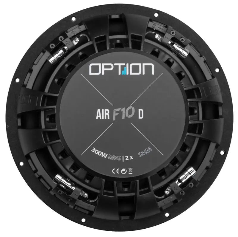OPTION AIR-F10 D2 – Subwoofer 25 cm Flat 2+2 Ω ultra-plat - – Multison.fr