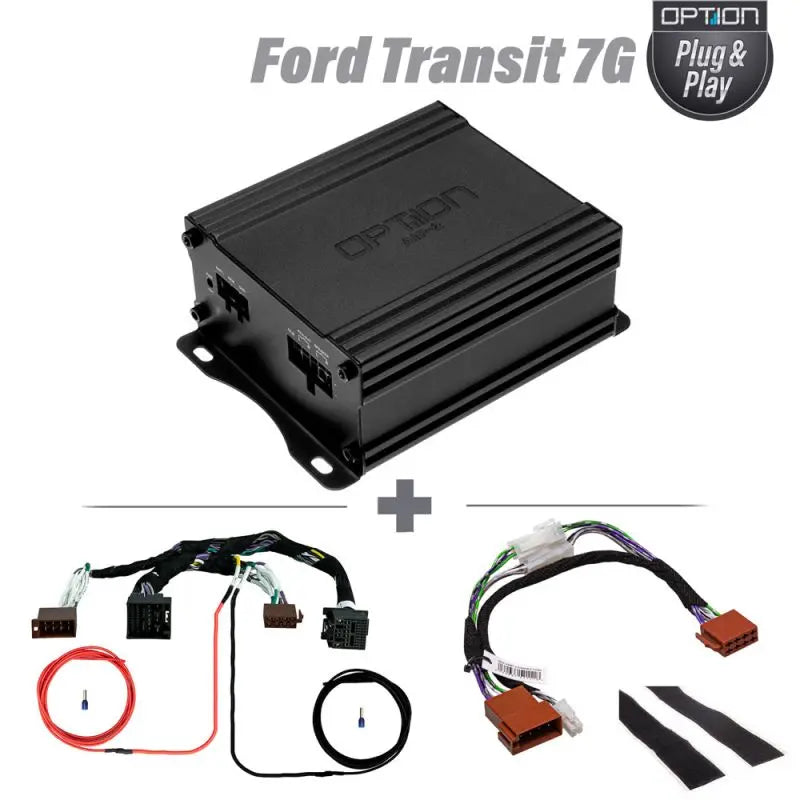 OPTION AIR2-101 – Amplificateur Plug & Play 2 canaux pour Ford Transit ...